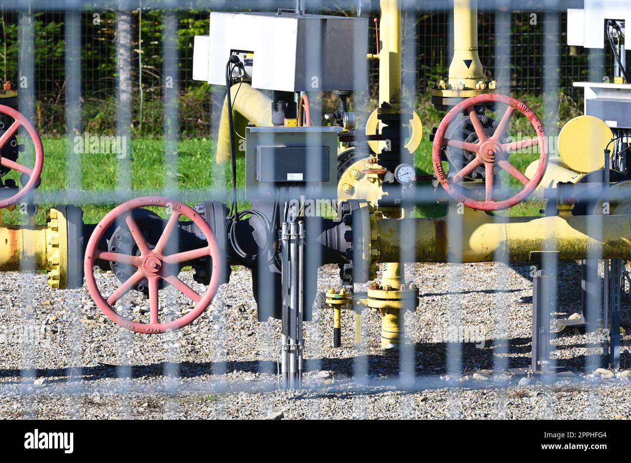 Gas station in Austria Stock Photo - Alamy