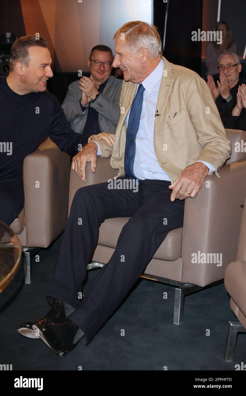 Tim Raue,Ulrich Wickert,NDR talk show from Studio Lokstedt,Hamburg,09. ...