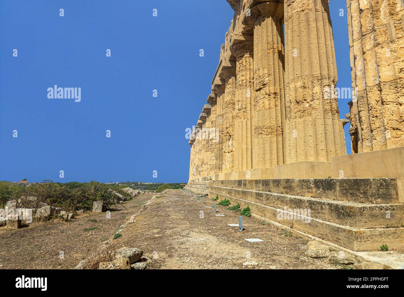 Remains of Greek temples Stock Photo - Alamy