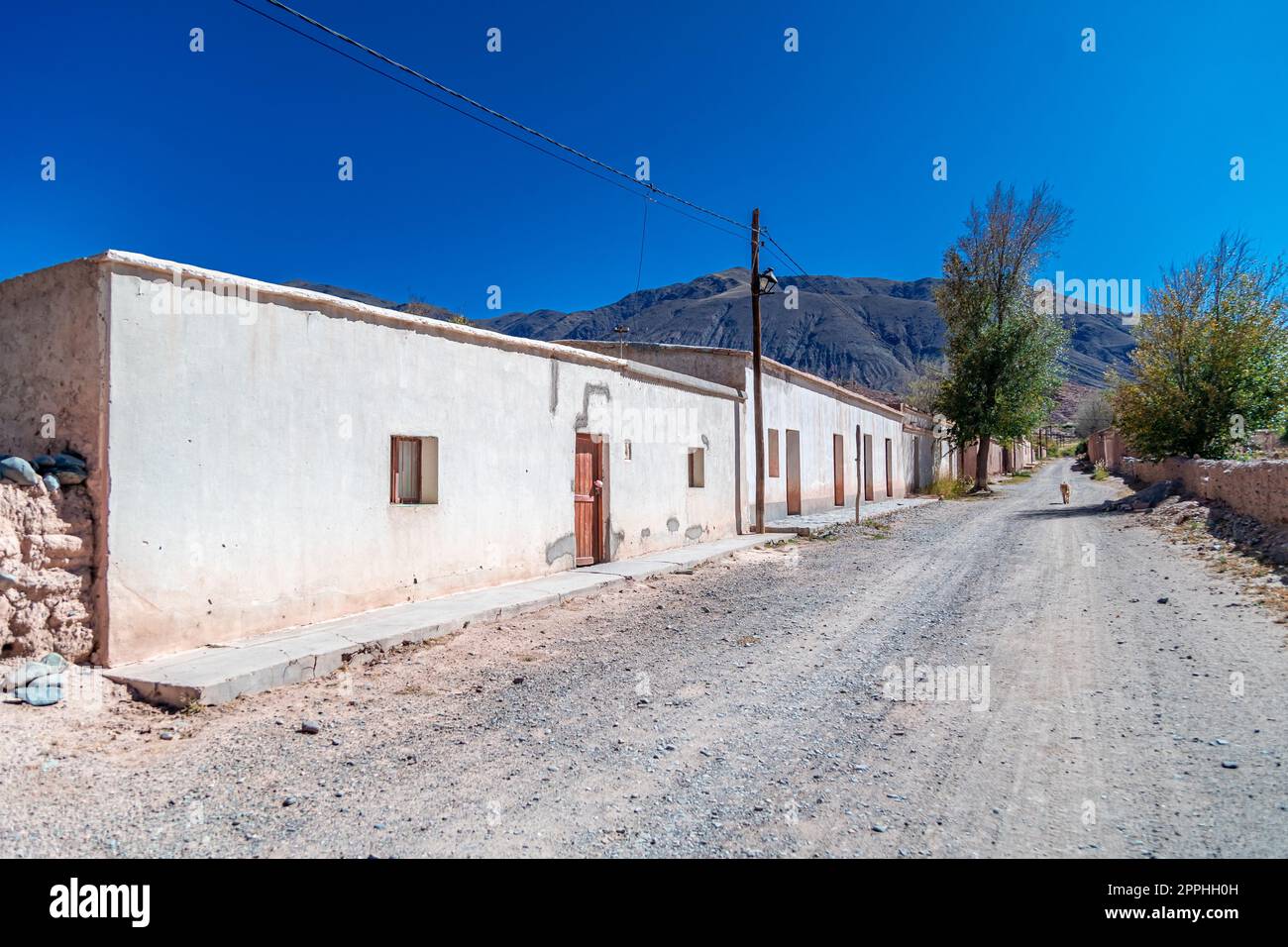 the village of La Poma in Argentina In the Andes of South America Stock ...