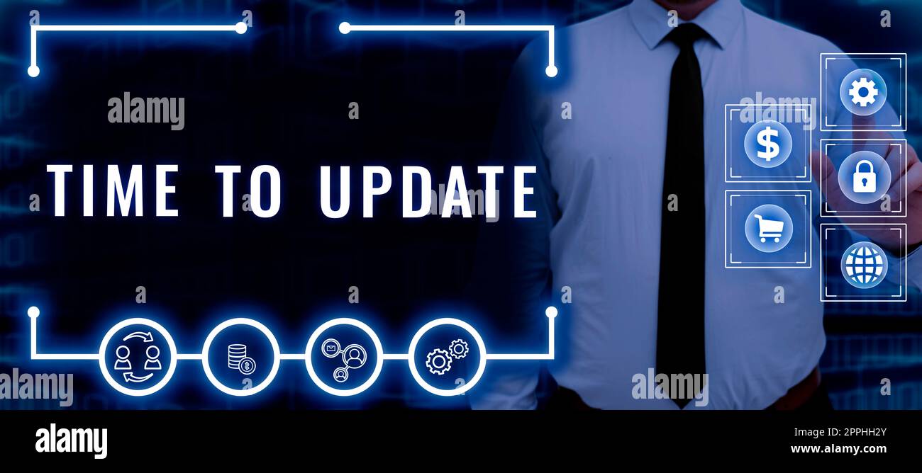 Conceptual display Time To Update. Business overview The latest ...