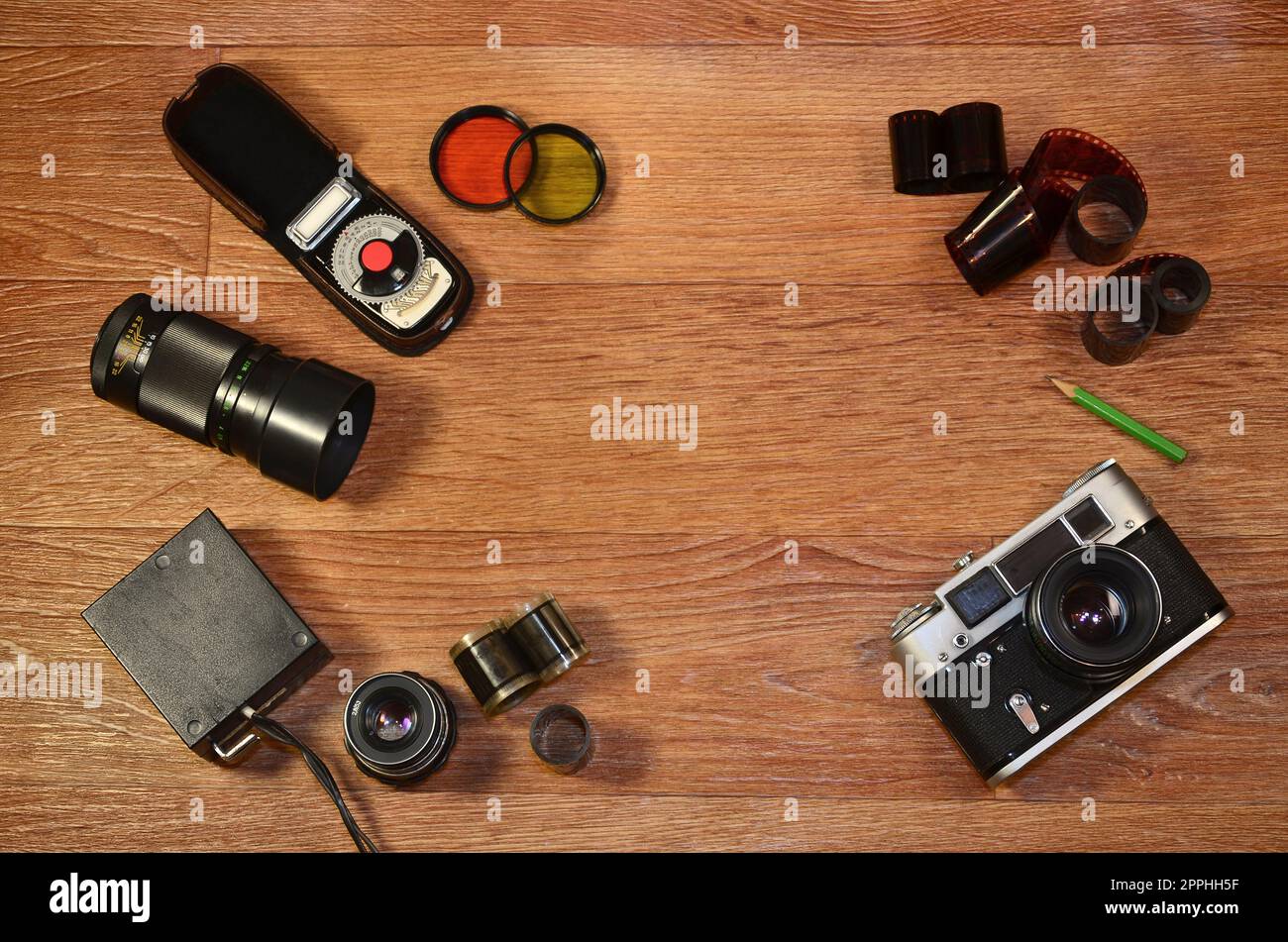 Still-life with old photography equipment Stock Photo - Alamy