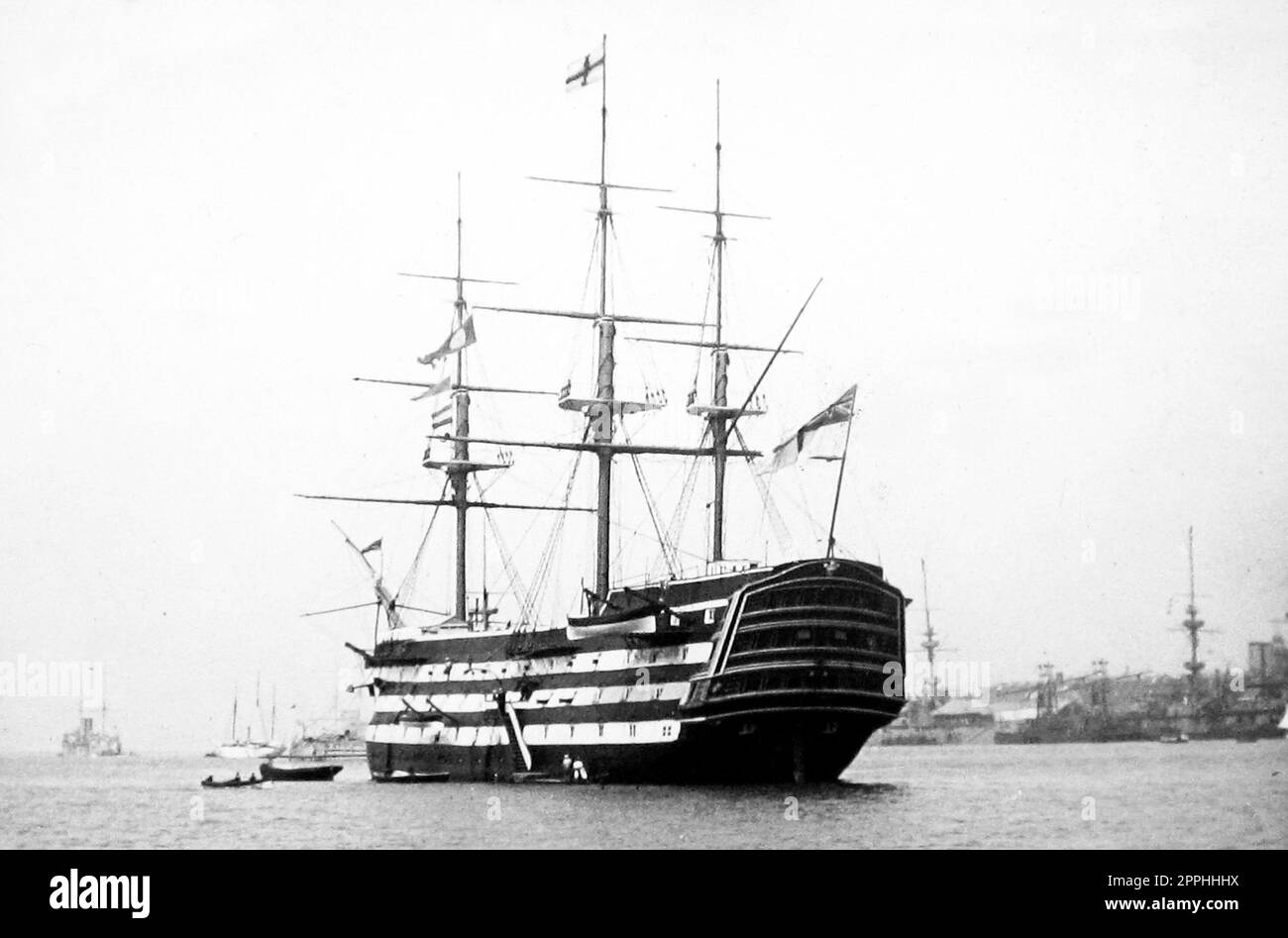 HMS Victory, Portsmouth, Victorian period Stock Photo - Alamy
