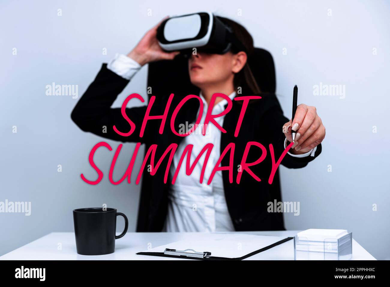 Conceptual caption Short Summary. Business idea Brief statement of main ...