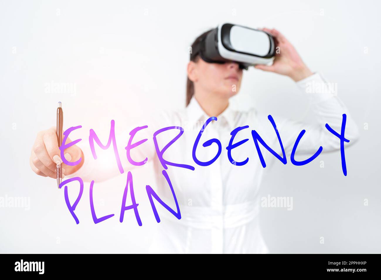 Hand writing sign Emergency Plan. Word Written on Procedures for ...