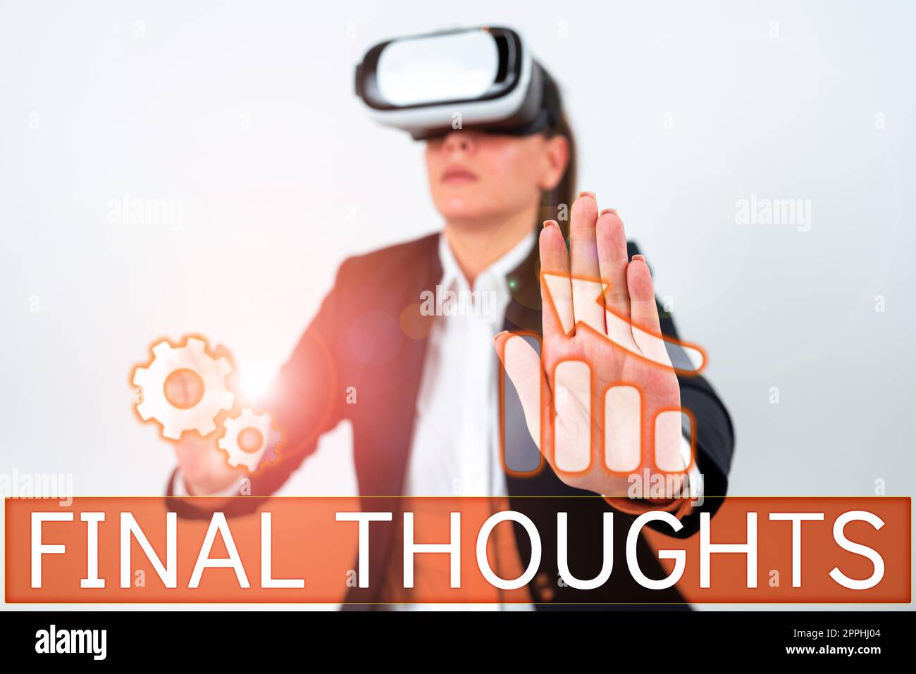 Sign displaying Final Thoughts. Business overview Conclusion Last ...