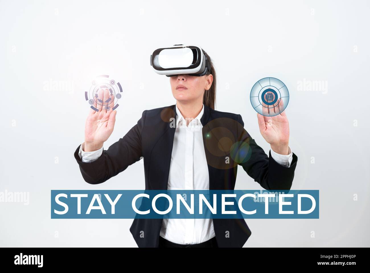 Conceptual display Stay Connected. Business overview To keep ...