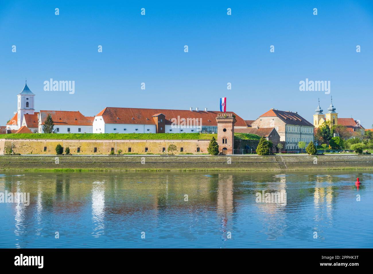 Aerial view of Tvrdja old town in Osijek, Croatia Stock Photo - Alamy