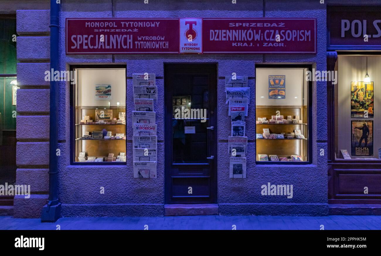 Polish Storefront in the Museum of the Second World War Stock Photo - Alamy