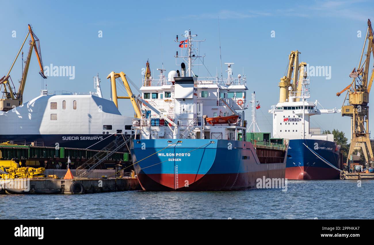 Gdansk Shipyard Vessels Stock Photo - Alamy