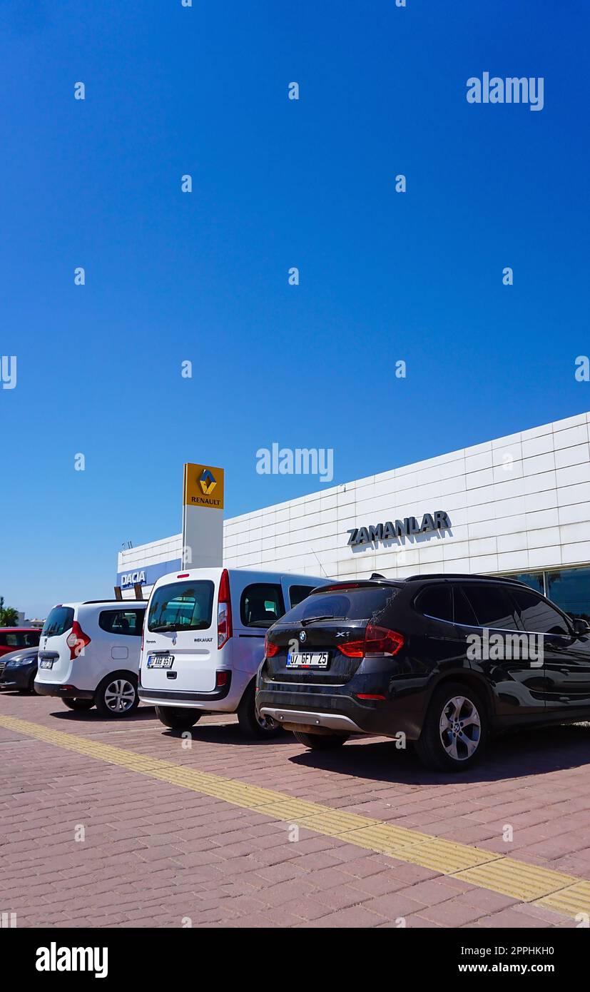 Antalya, Turkey - September 17, 2022: Showroom of Renault. Showroom and ...