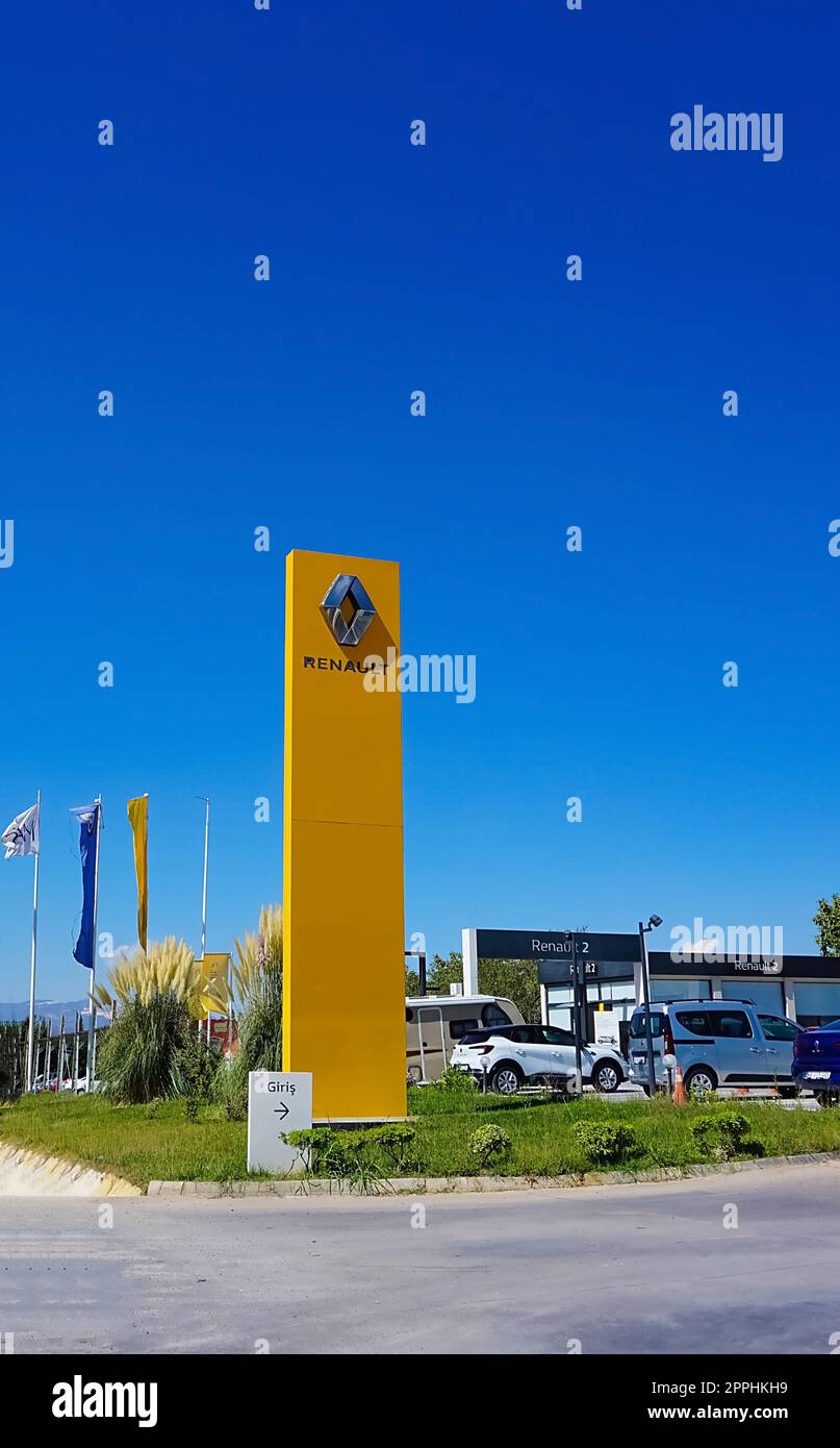 Antalya, Turkey - September 17, 2022: Showroom of Renault. Showroom and ...