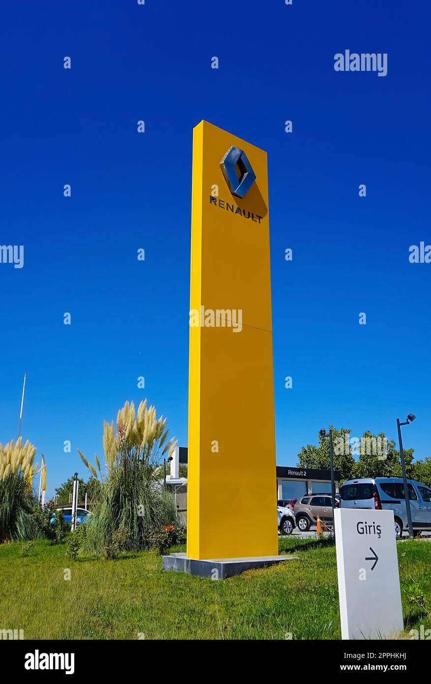 Antalya, Turkey - September 17, 2022: Showroom of Renault. Showroom and ...
