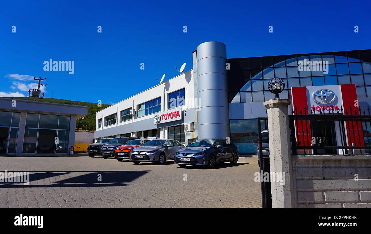 Antalya, Turkey - September 17, 2022: View of the facade of a Toyota ...