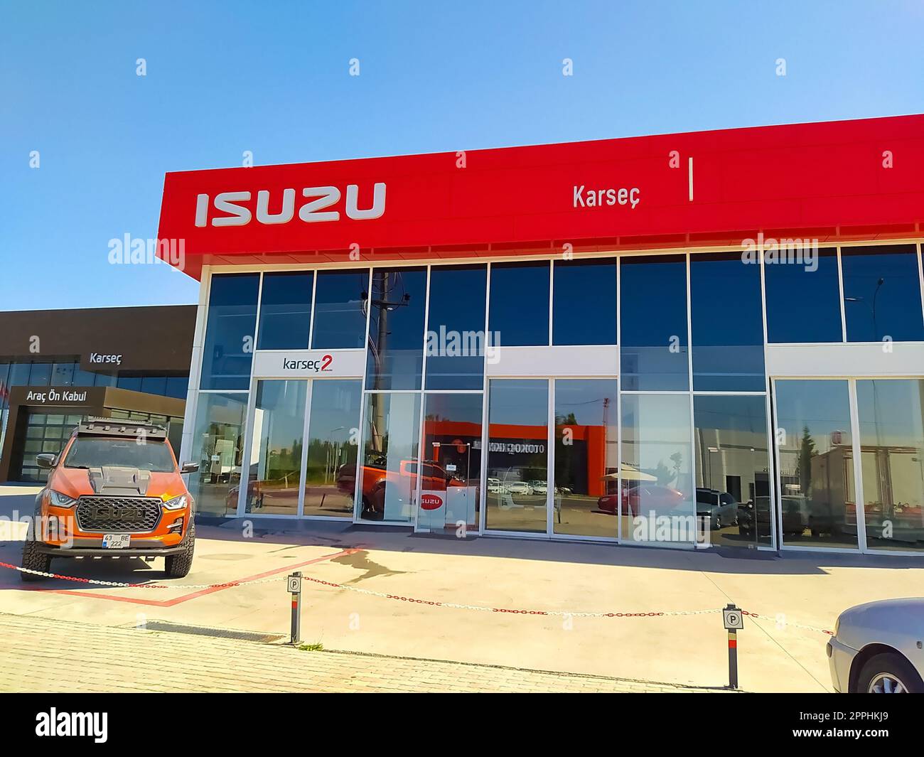 Istanbul, Turkey - September 16, 2022:Company store building with an ... Istanbul, Turkey - September 16, 2022:Company store building with an ...