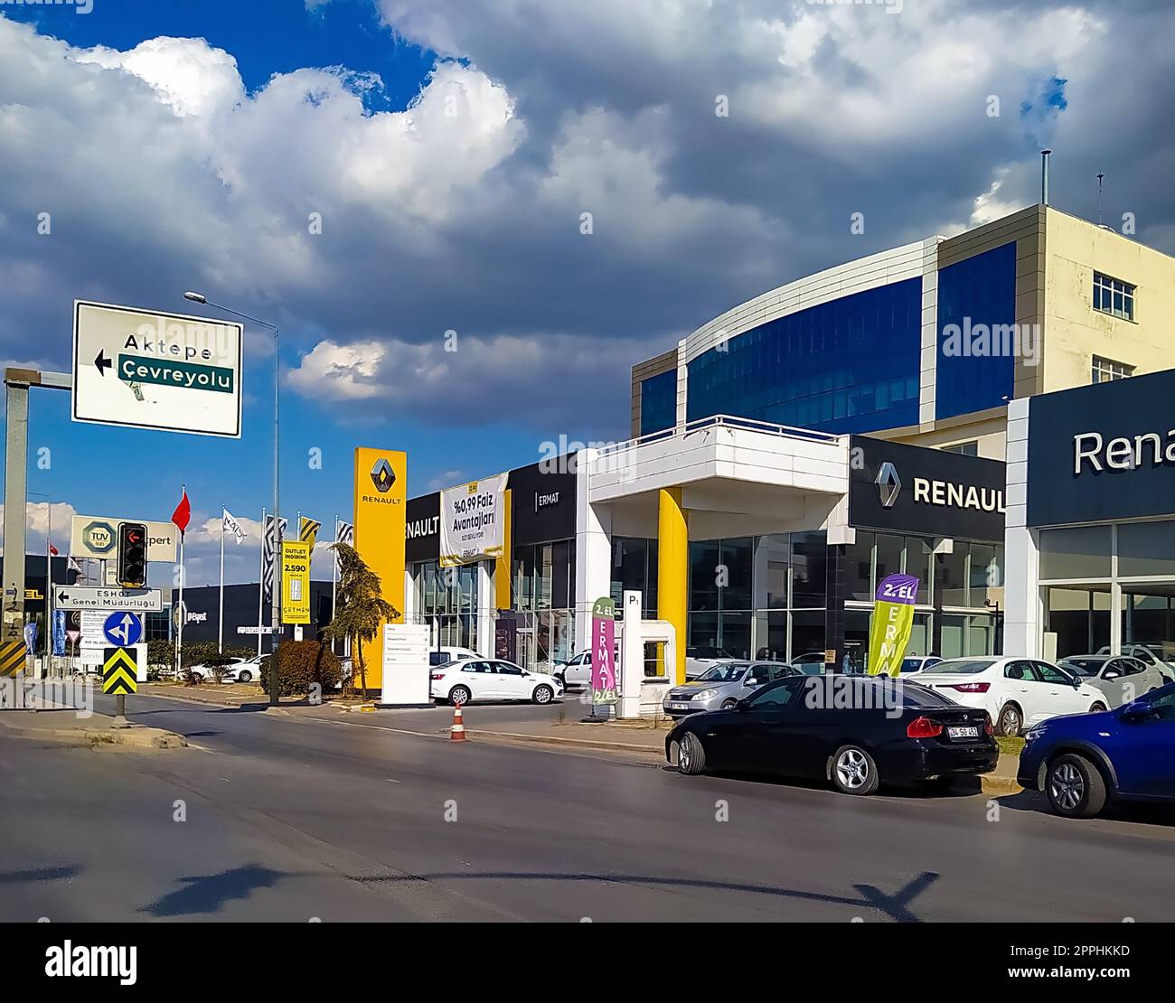 Izmir, Turkey - September 22, 2022: Showroom of Renault. Showroom and ...