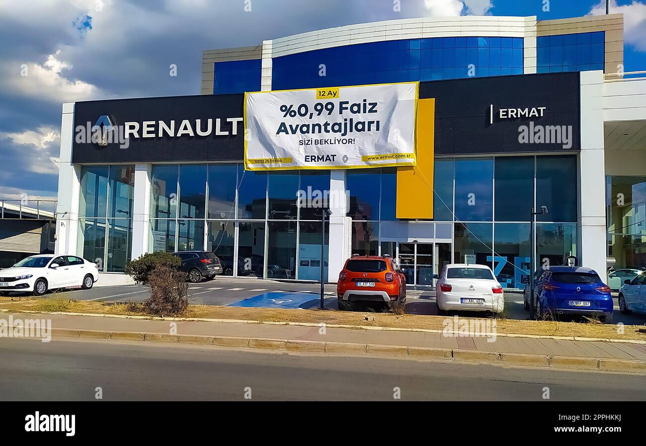 Izmir, Turkey - September 22, 2022: Showroom of Renault. Showroom and ...