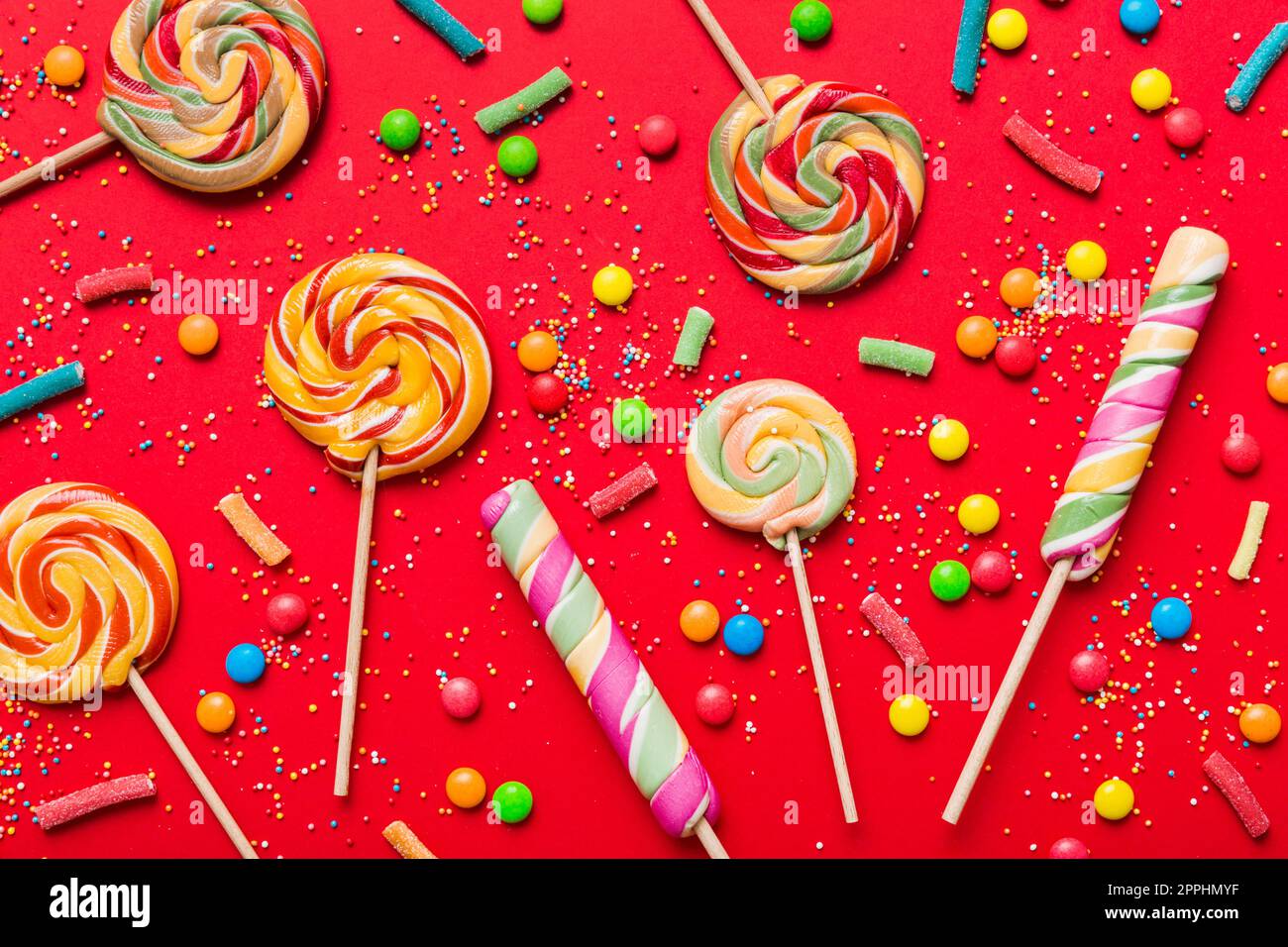 Tasty appetizing Party Accessories Happy Birthday Sweet. Different ...