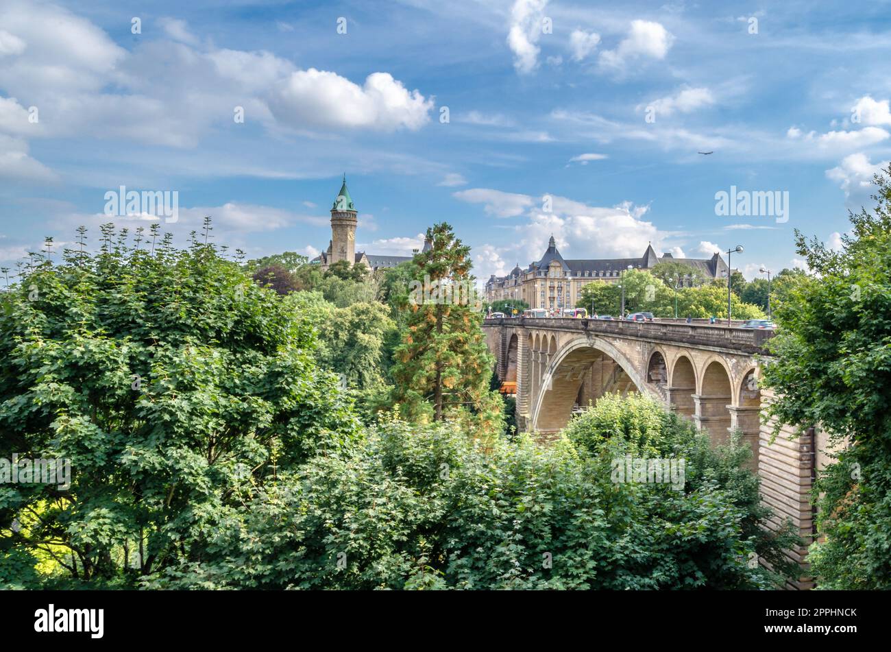 Luxembourg city aerial hi-res stock photography and images - Alamy