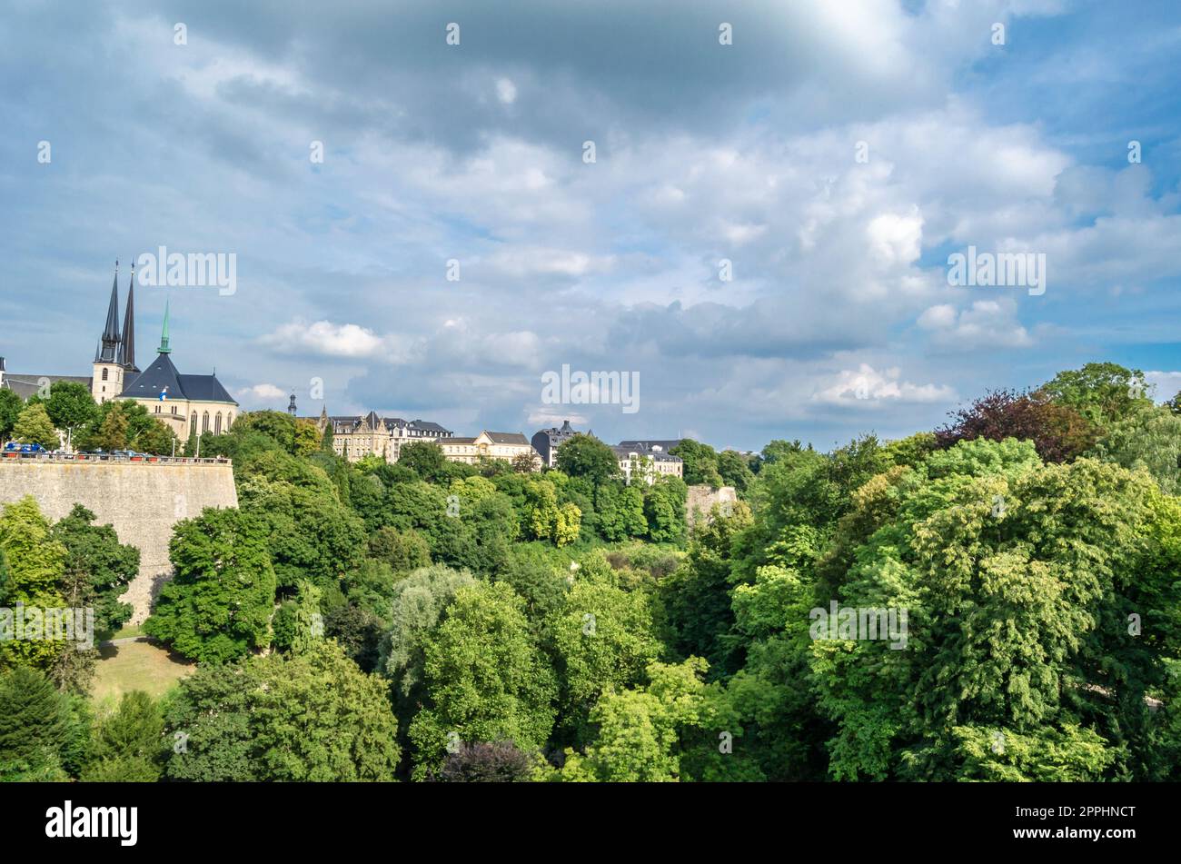 Luxembourg city aerial hi-res stock photography and images - Alamy