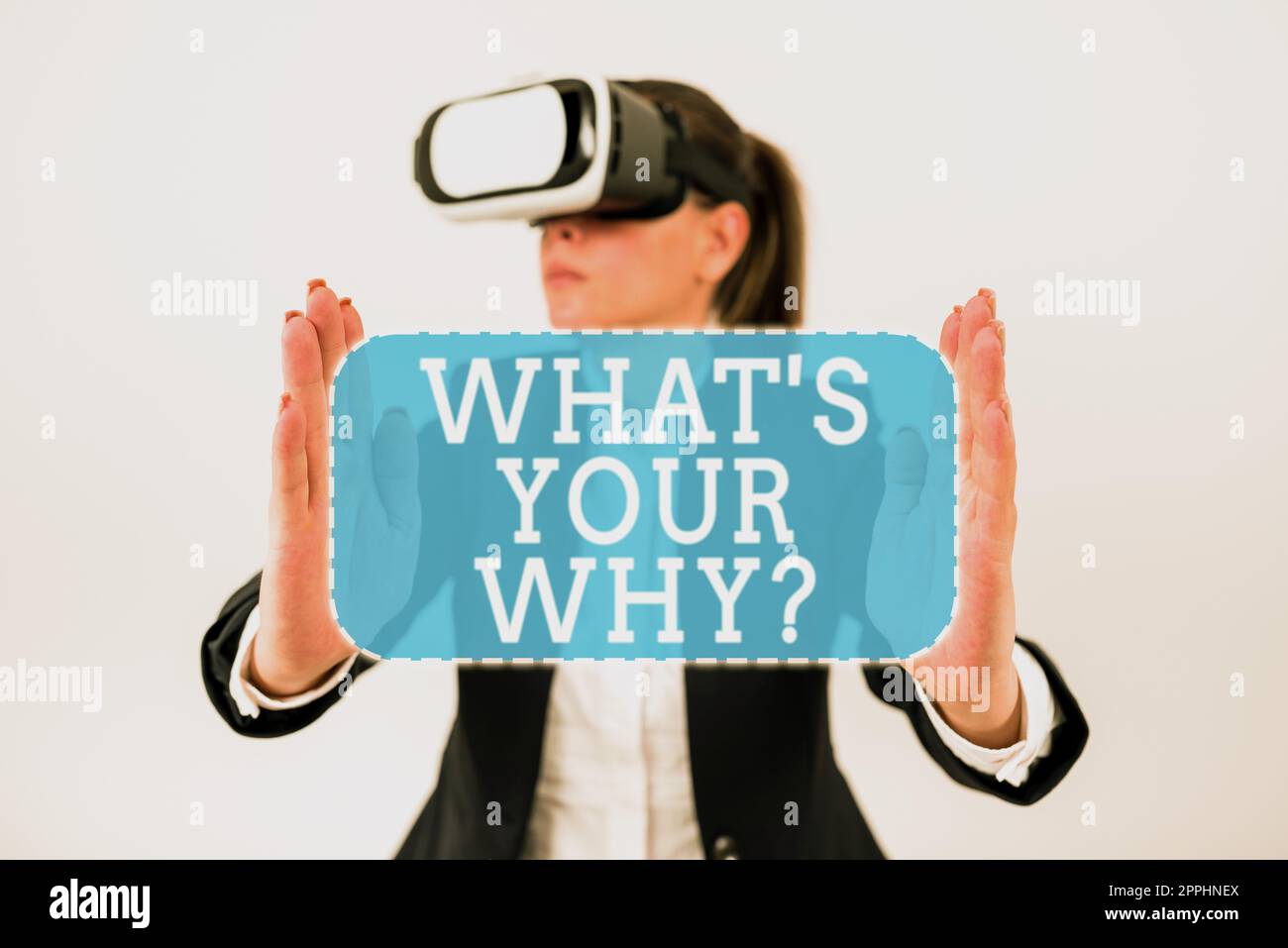 Text caption presenting What S Your Why Question. Concept meaning ...