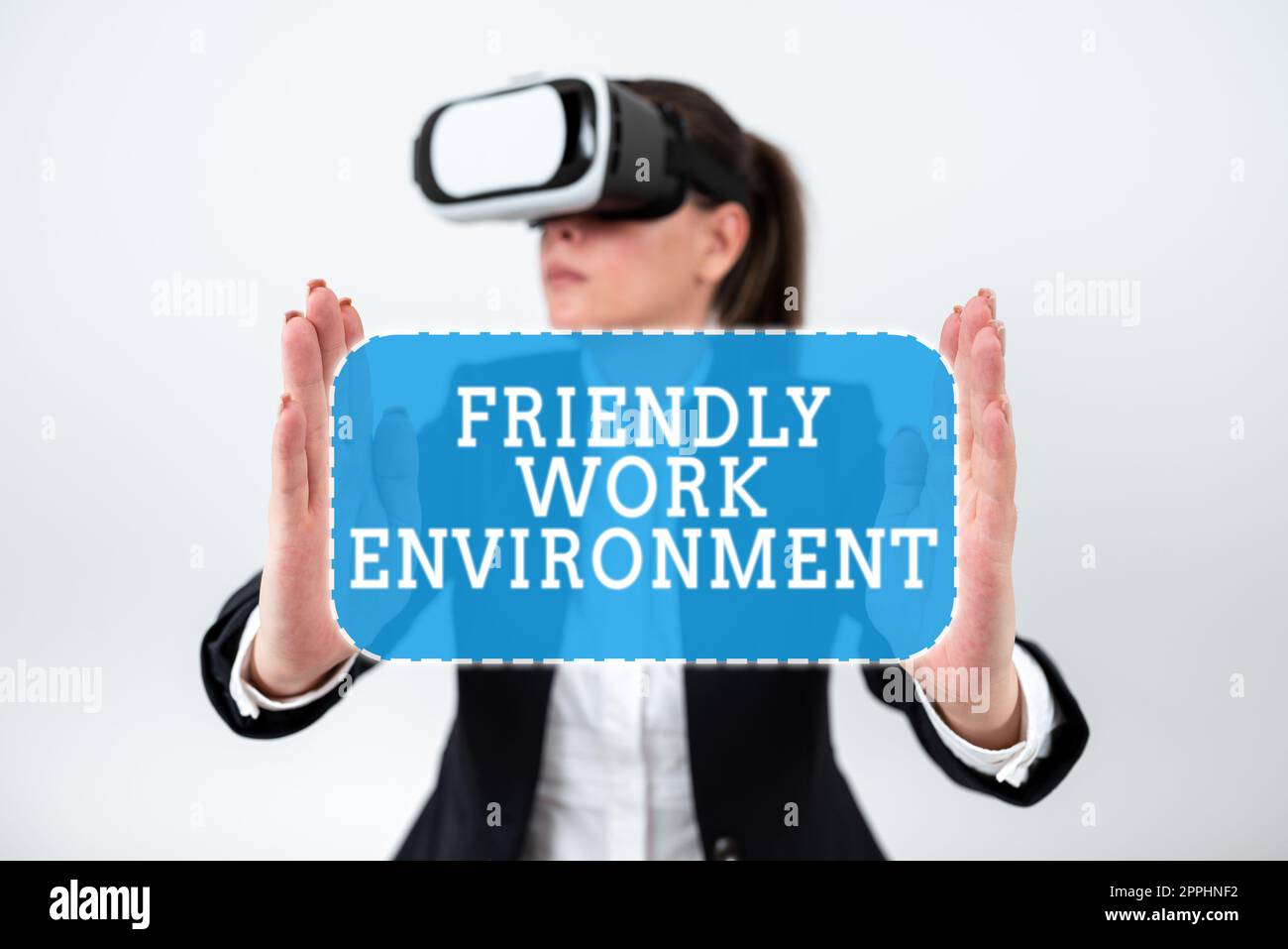 Conceptual display Friendly Work Environment. Word Written on future ... Conceptual display Friendly Work Environment. Word Written on future ...