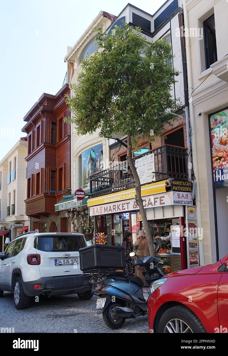 Istanbul, Turkey - September 14, 2022: Street view in Sultanahmet Stock ...