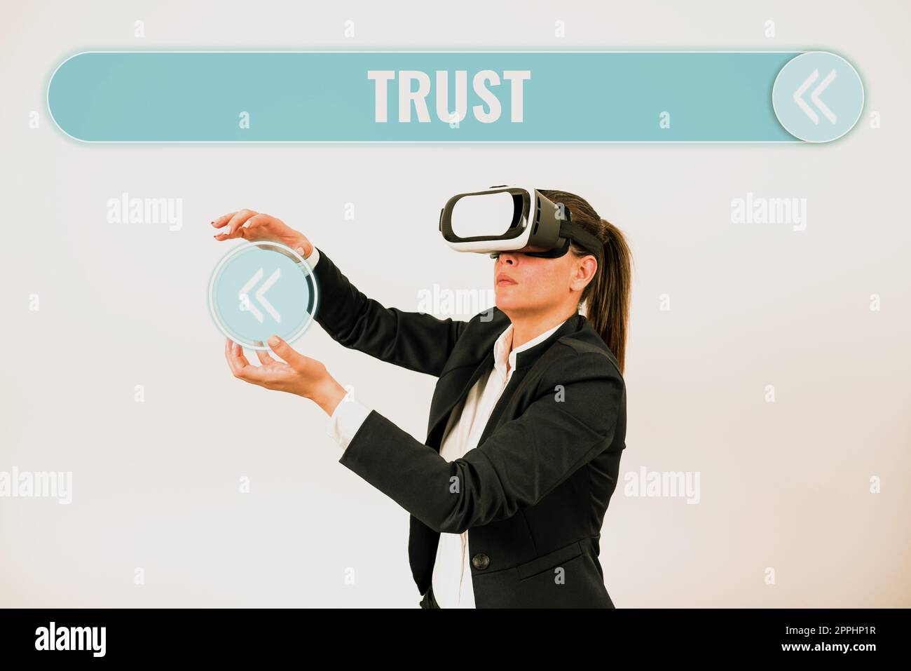 Inspiration showing sign Trust. Word Written on firm belief in ...