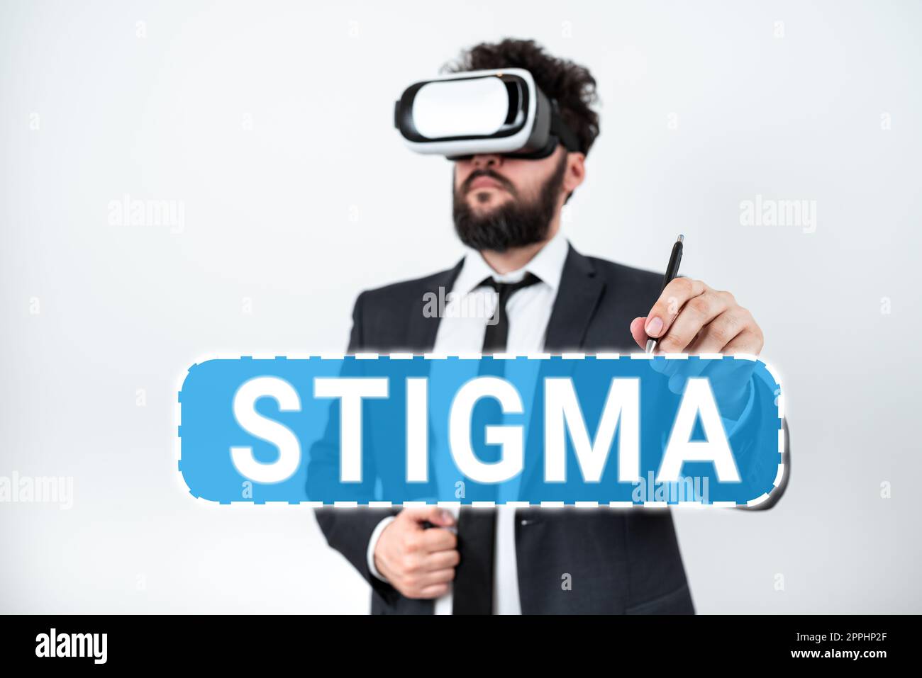 Sign displaying Stigma. Business showcase feeling of disapproval that ...