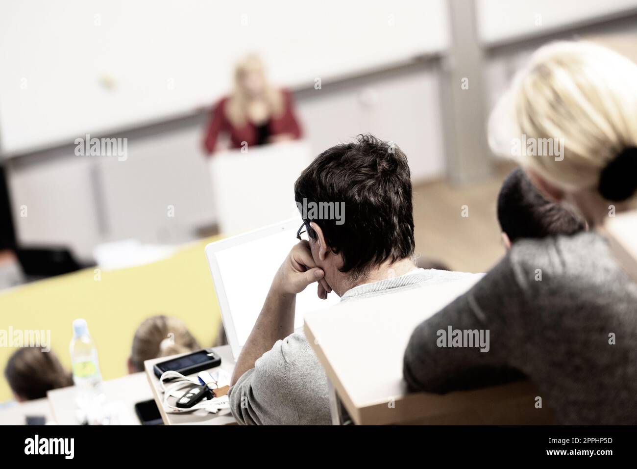 Lecture at university Stock Photo - Alamy