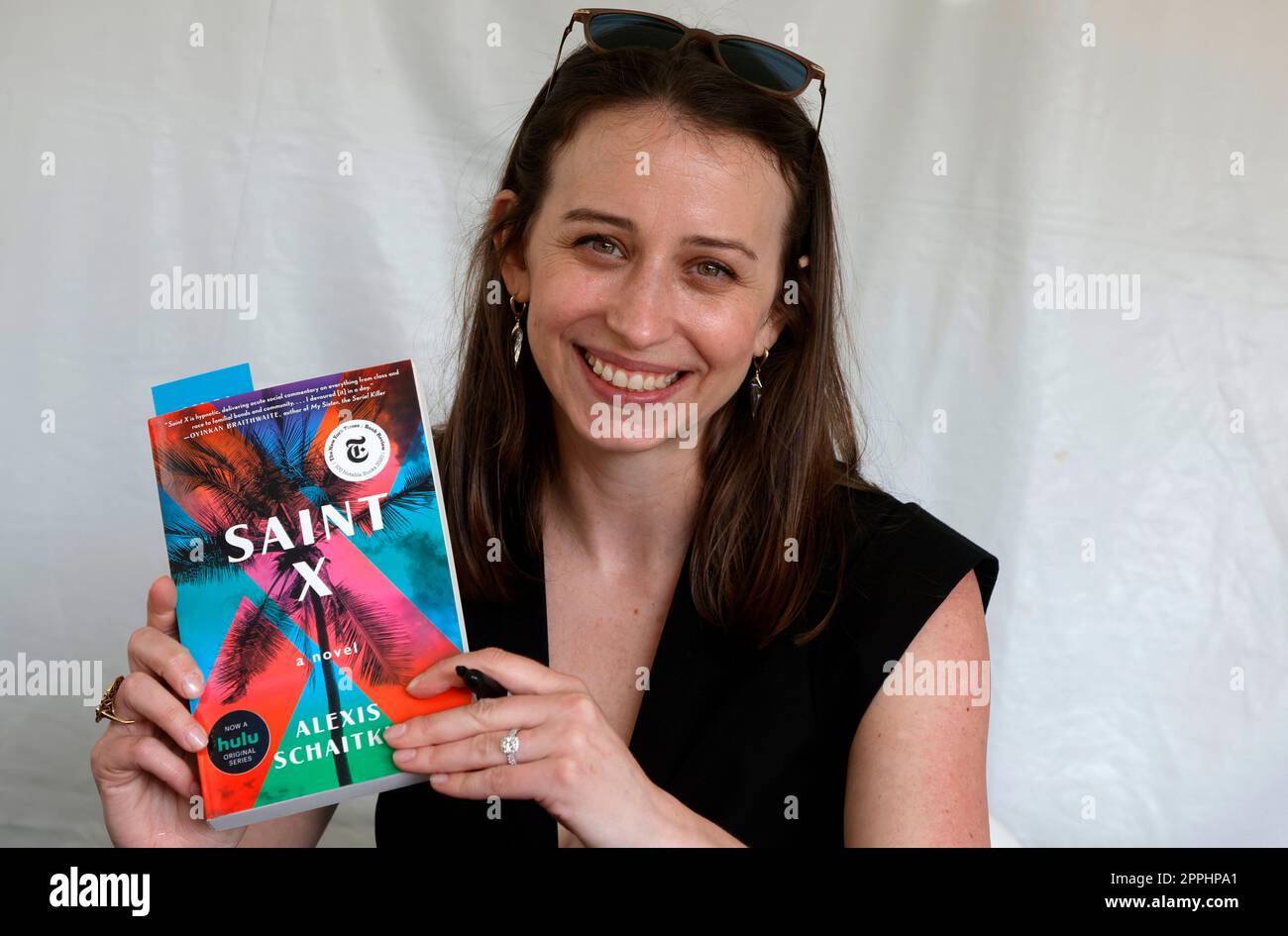 LOS ANGELES, CA - APRIL 23: Alexis Schaitkin of Hulu's Saint X at day 2 ...