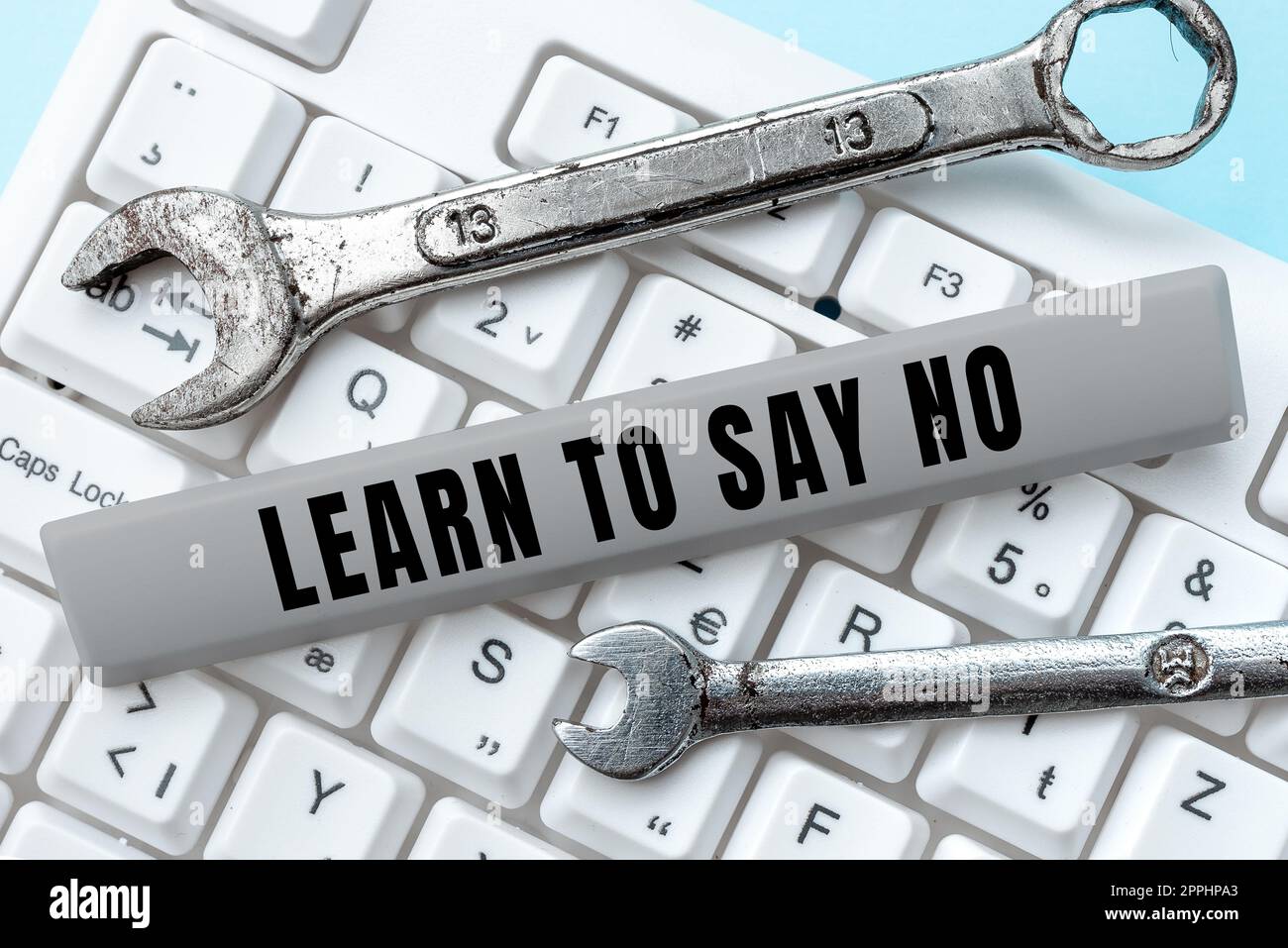 Text sign showing Learn To Say No. Internet Concept dont hesitate tell ...