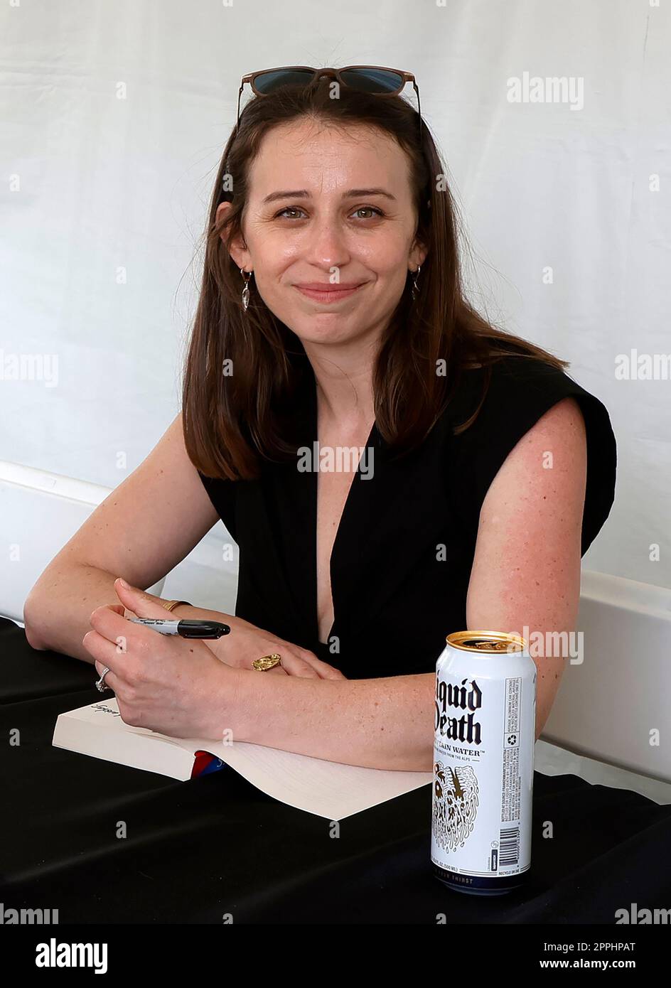 LOS ANGELES, CA - APRIL 23: Alexis Schaitkin of Hulu's Saint X at day 2 ...