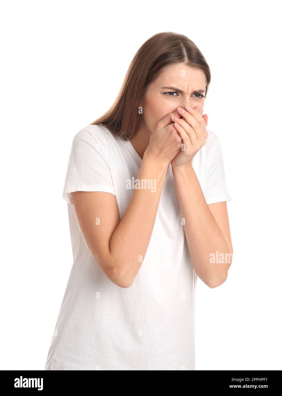 Ill woman vomiting food poisoning hi-res stock photography and images - Alamy