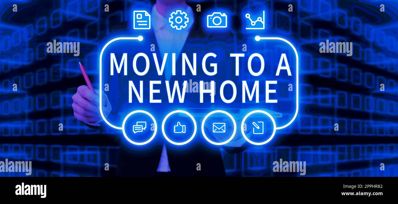 Conceptual caption Moving To A New Home. Business overview help moves ... Conceptual caption Moving To A New Home. Business overview help moves ...
