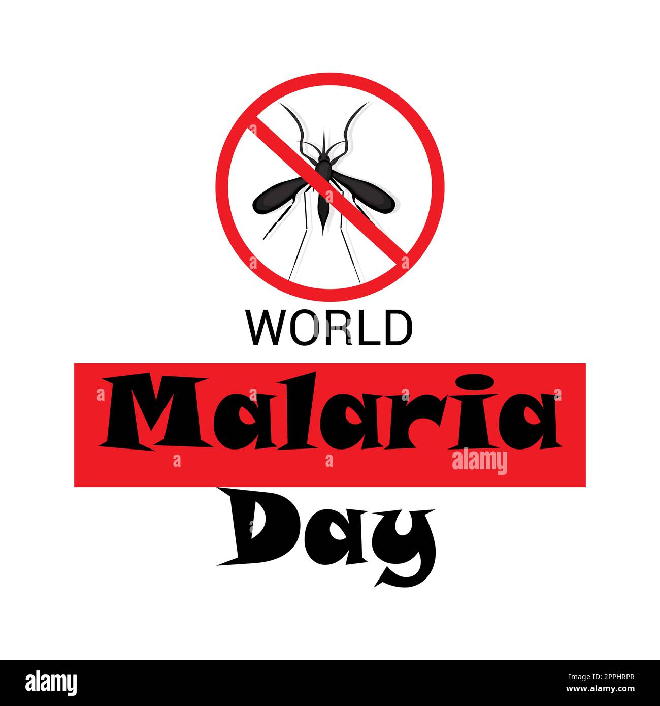 Vector illustration of a Background for World Malaria Day Stock Photo ...