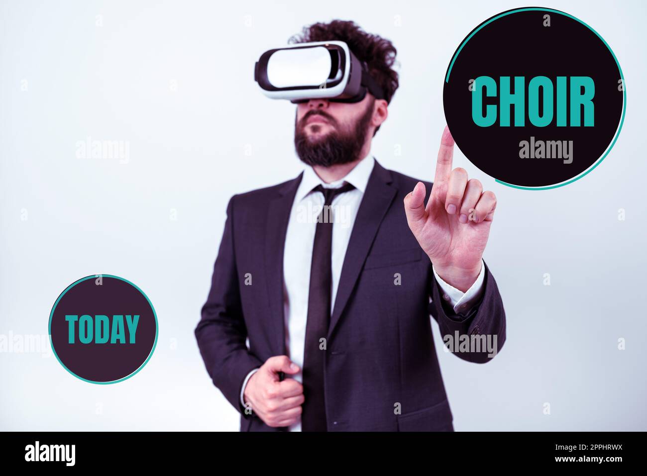 Text caption presenting Choir. Business approach a group organized to ...