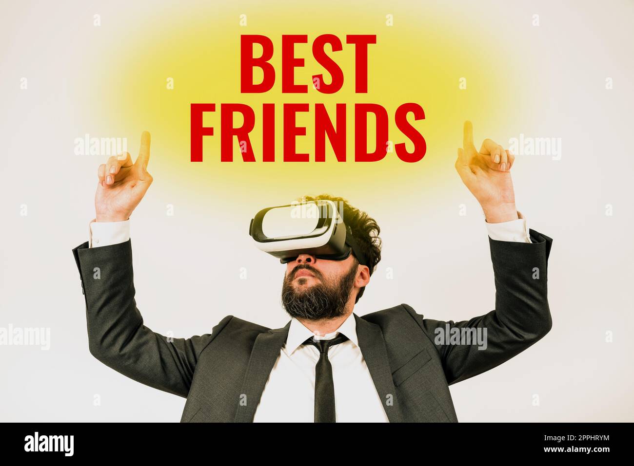 Inspiration showing sign Best Friends. Conceptual photo A person you ...