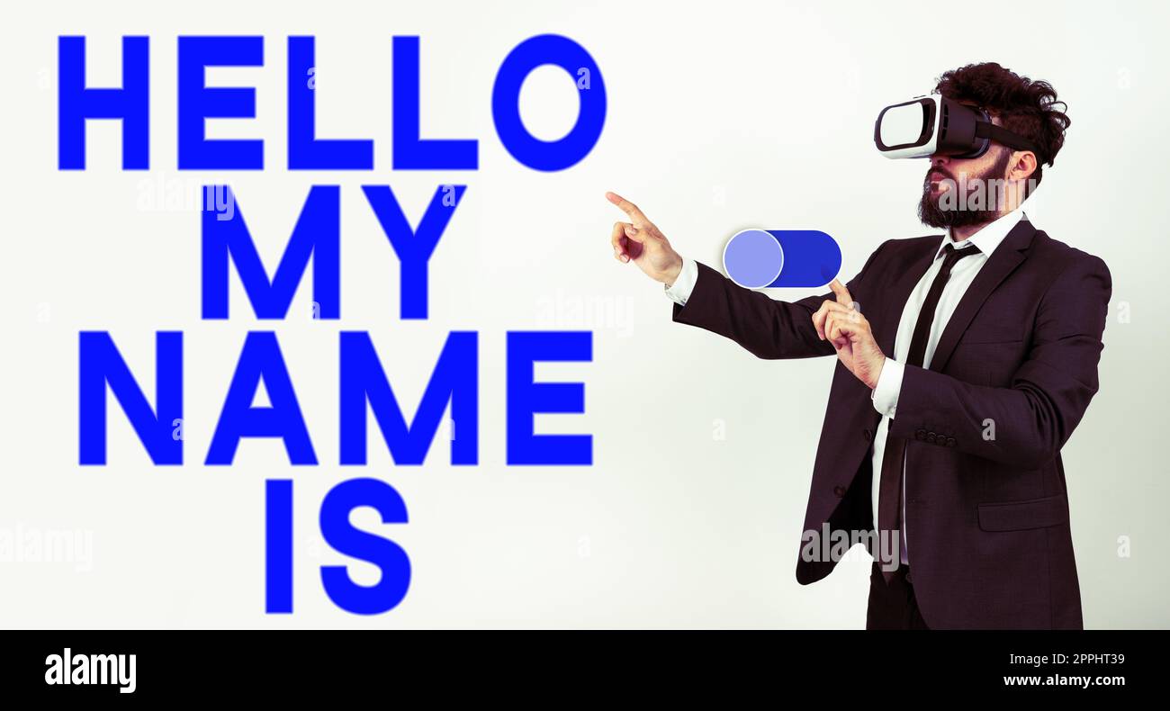 Hello people hi-res stock photography and images - Alamy