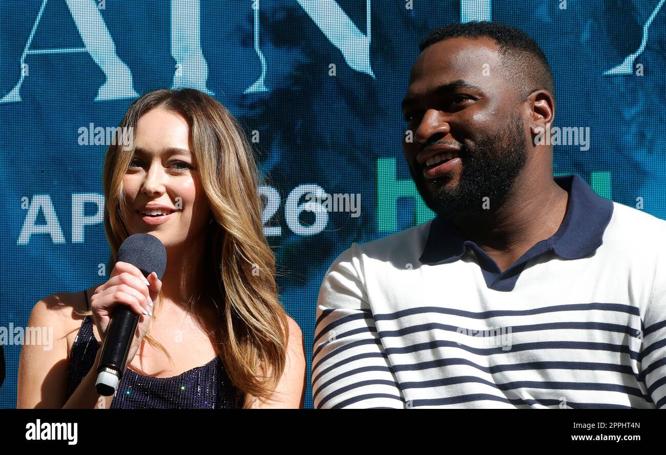 Los Angeles, Ca. 23rd Apr, 2023. Alycia Debnam-Carey, Josh Bonzie of ...