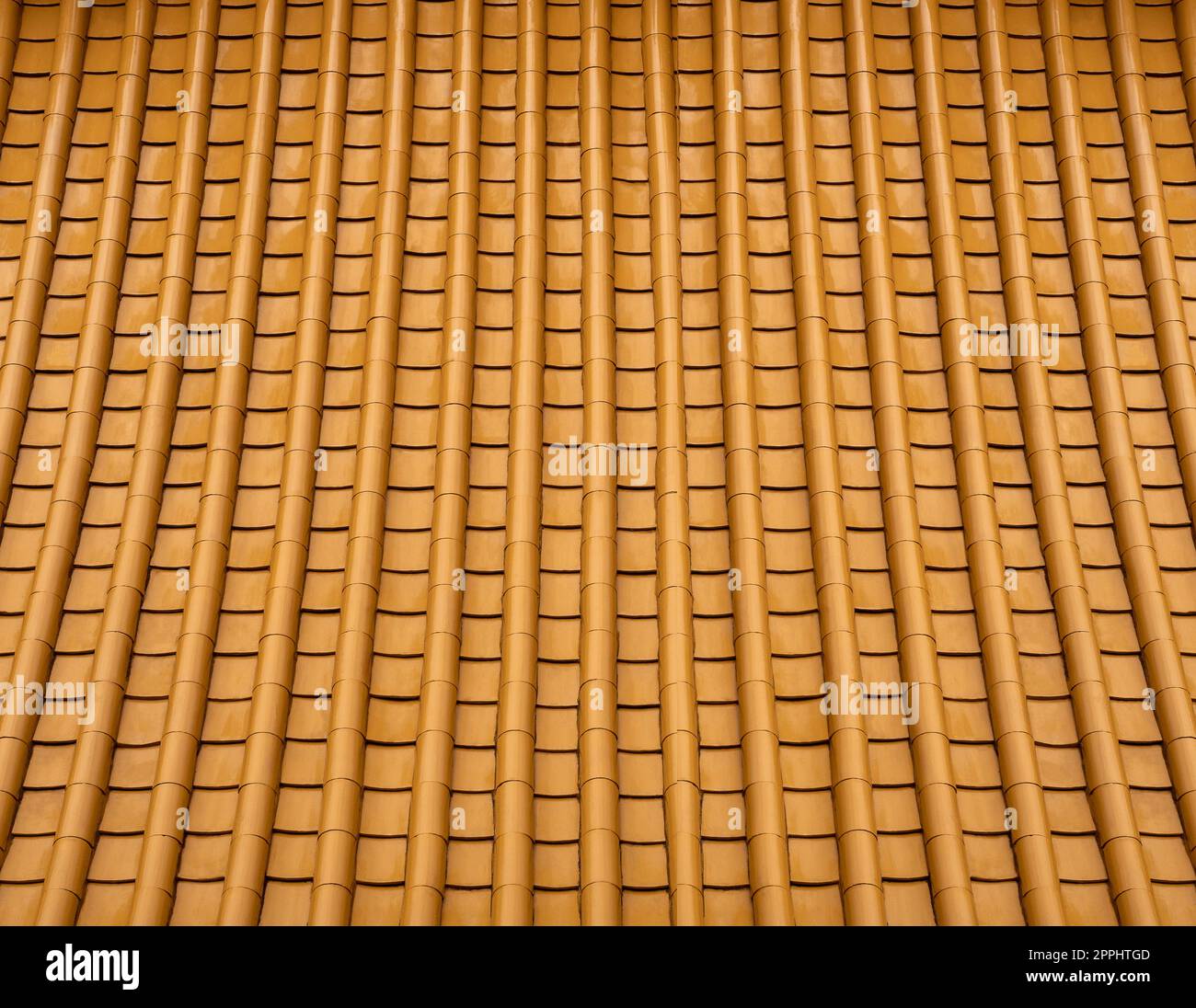 Chinese yellow temple roof detail , close shot Stock Photo - Alamy