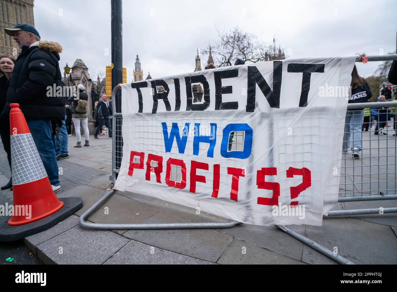 London UK. 24 April 2023. The Campaign for Nuclear Disarmament (CND ...
