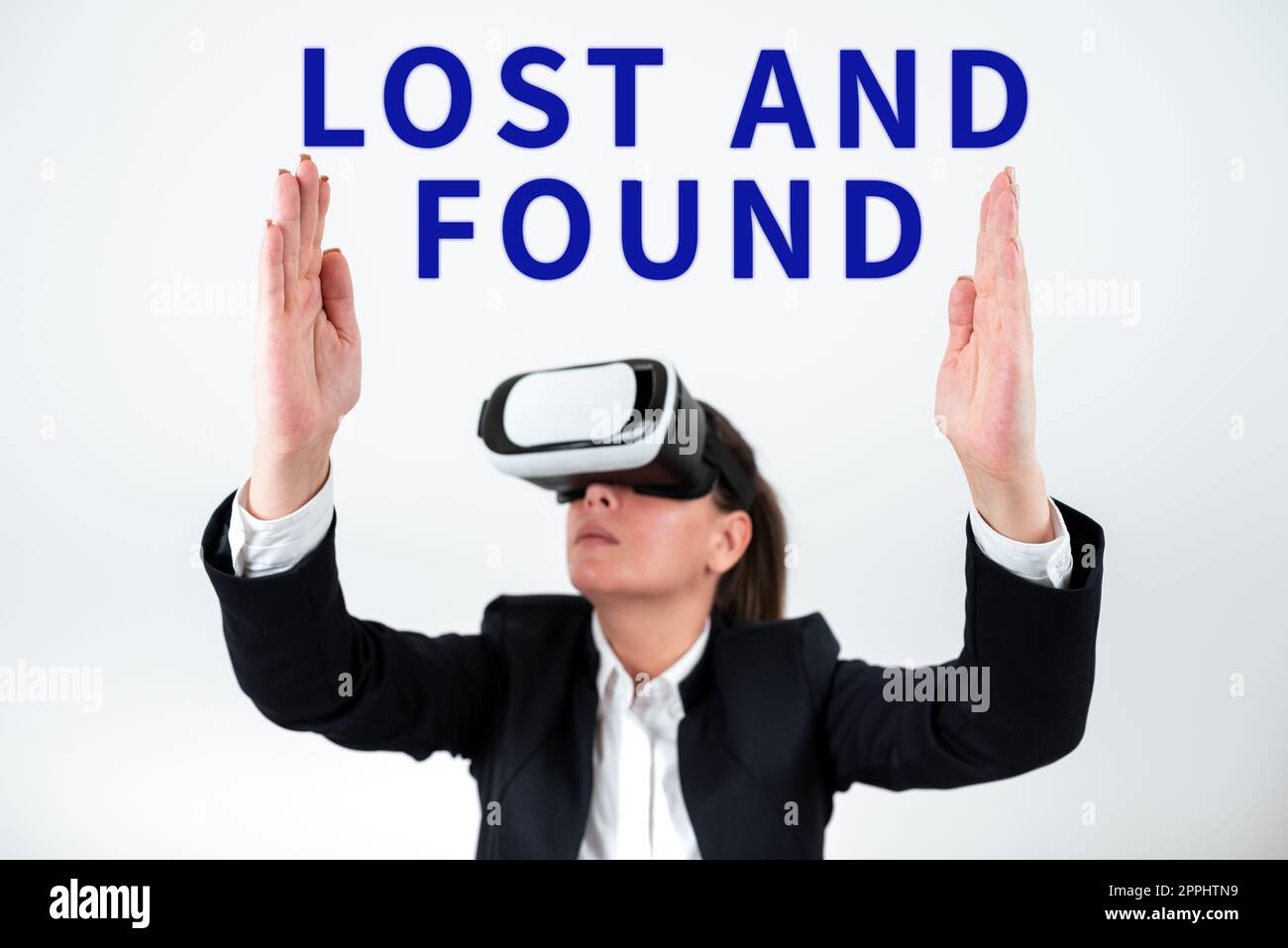 Text sign showing Lost And Found. Word Written on Place where you can ...