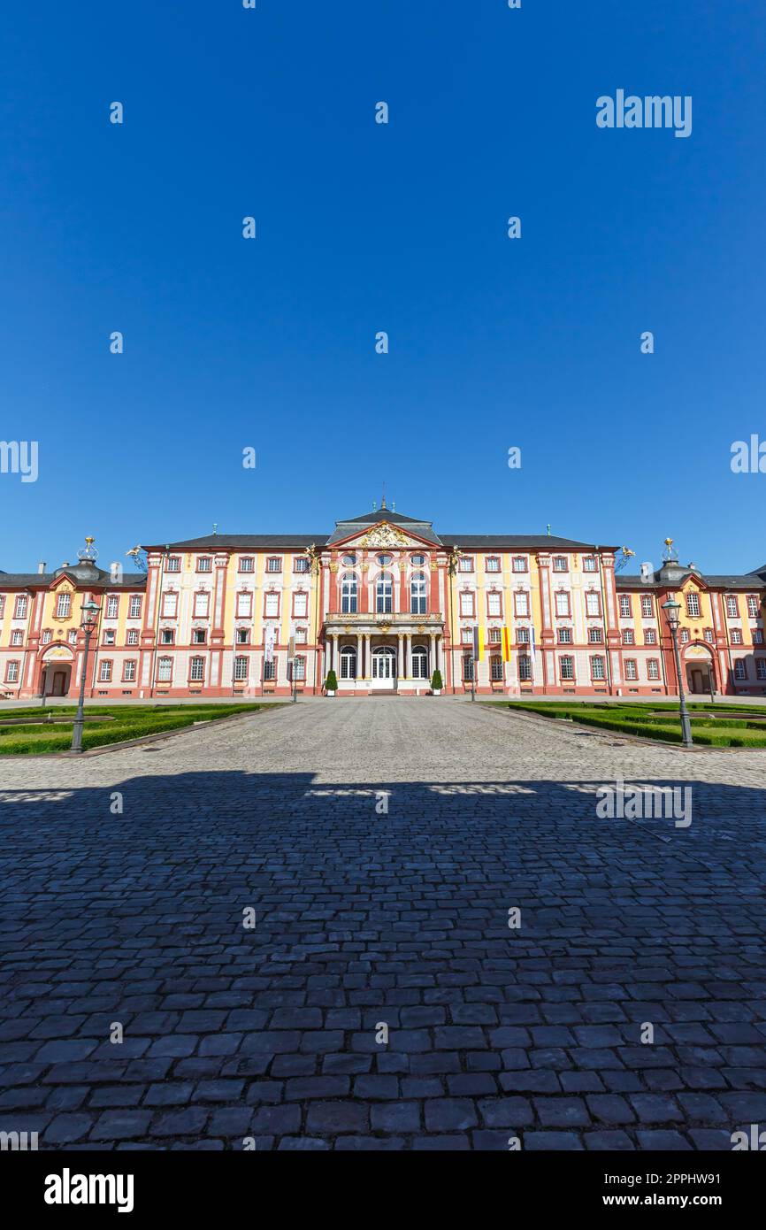 Bruchsal Castle baroque palace architecture travel portrait format in ...