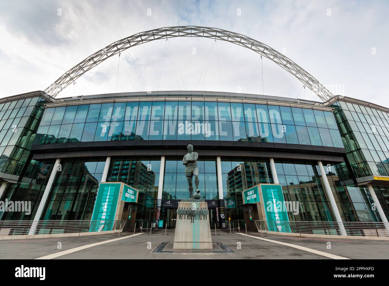 Wembley Stadium, London, UK. 24th April 2023. Celebrations are underway ...