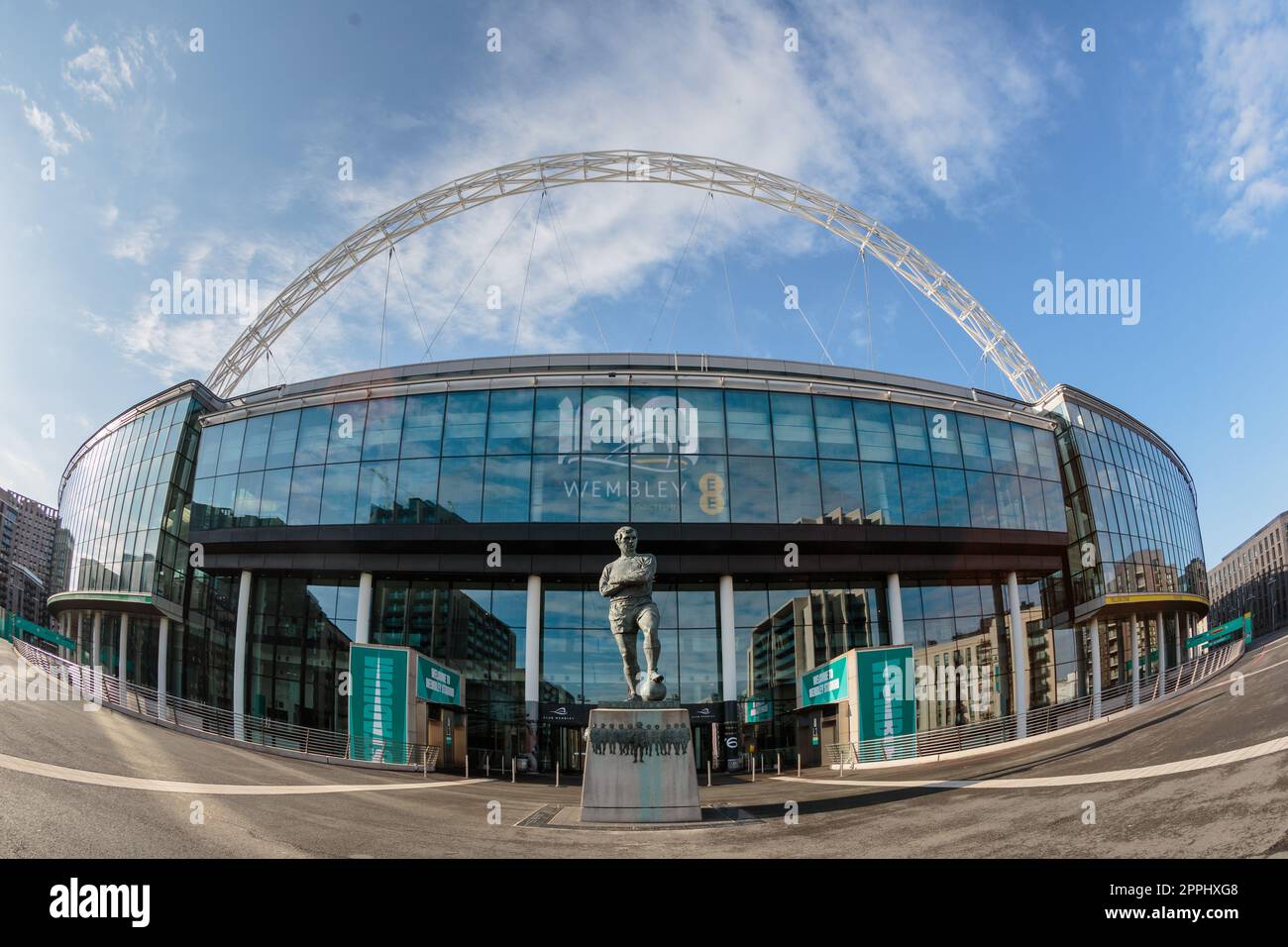 Wembley Stadium, London, UK. 24th April 2023. Celebrations are underway ...