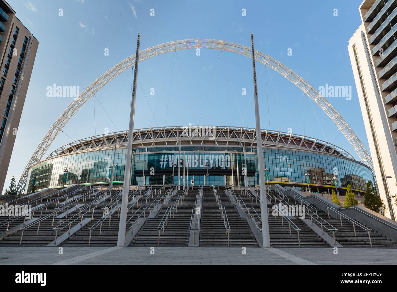 Wembley Stadium, London, UK. 24th April 2023. Celebrations are underway ...