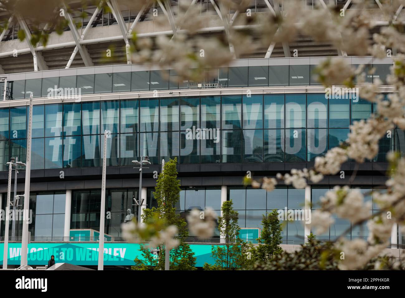 Wembley Stadium, London, UK. 24th April 2023. Celebrations are underway ...