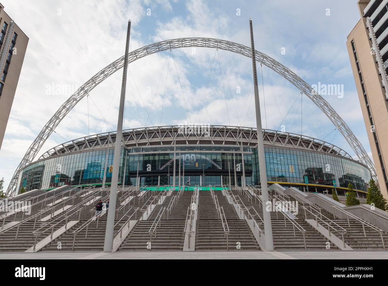 Wembley Stadium, London, UK. 24th April 2023. Celebrations are underway ...