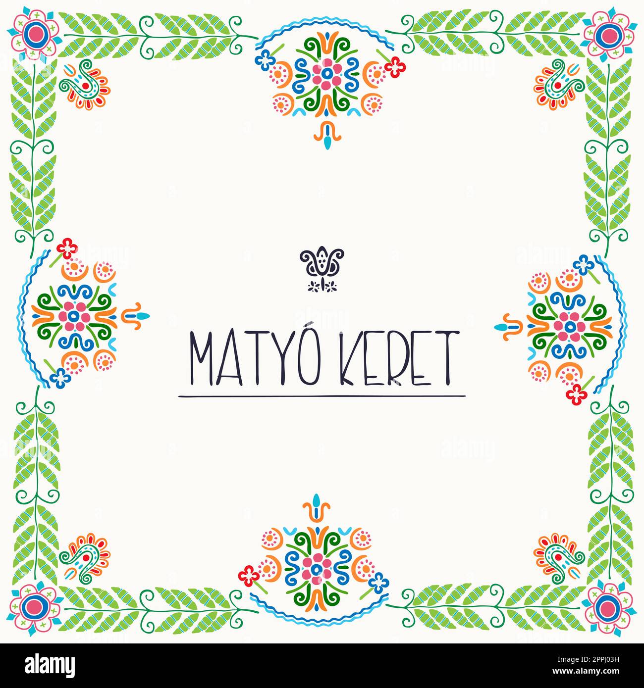 Vector Hungarian traditional frame 4 Stock Vector Image & Art - Alamy